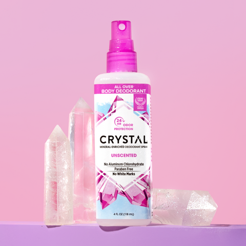Crystal Deodorant | Unscented | Spray | Mineral Salt Deodorant ...