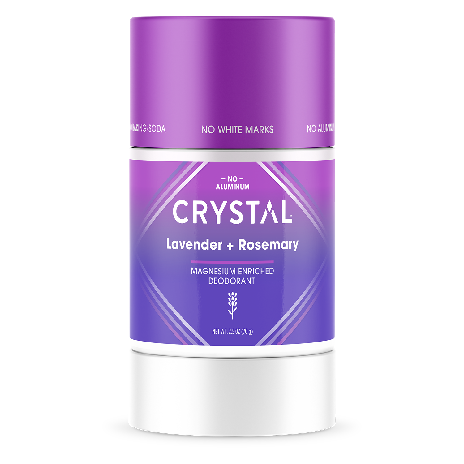Magnesium Enriched Deodorant Lavender + Rosemary – CRYSTAL™ Deodorant